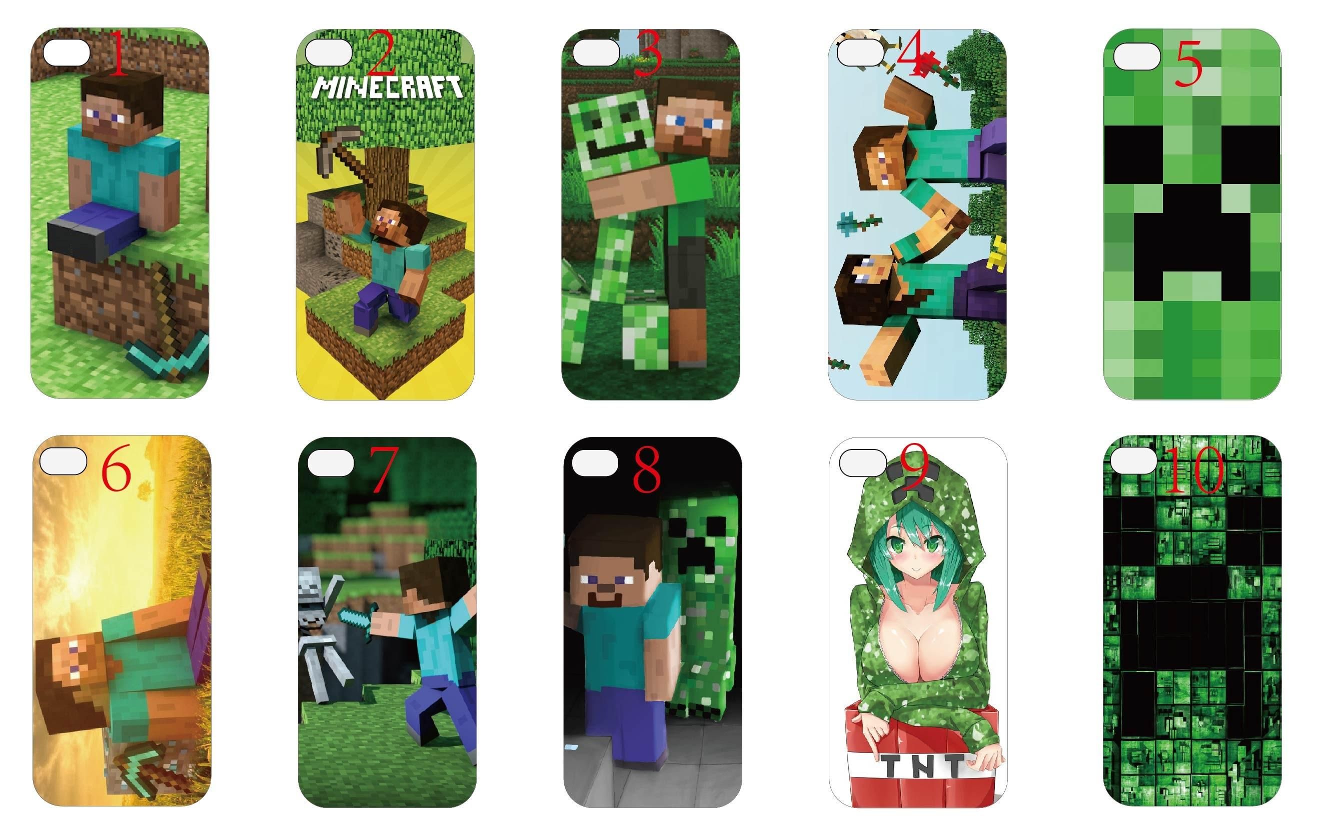 Cool 2014 Real Plastic Phone Cases Minecraft Case Cover New Arrival For ...