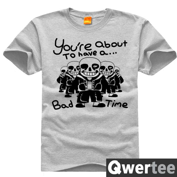 Wholesale-Game Undertale T-Shirt Cotton Short Sleeve Undertale Sans And ...