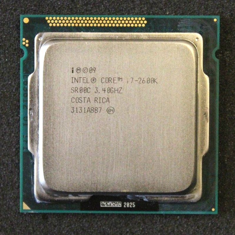2019 Intel Core I7 2600K 3.4GHz SR00C Quad Core LGA 1155 CPU I7 2600K ...