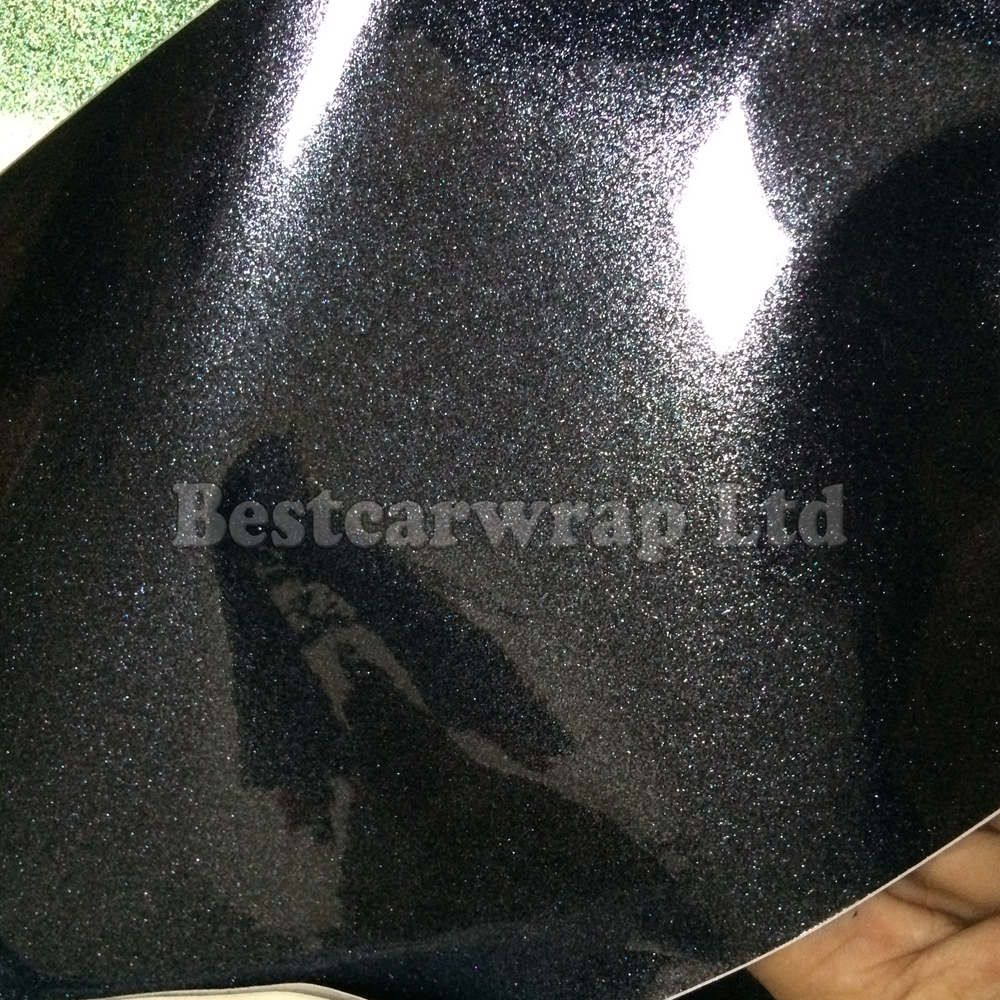 2020 Pearl Glossy Black Vinyl Wrap For Car Wrapping Covering Metallic ...