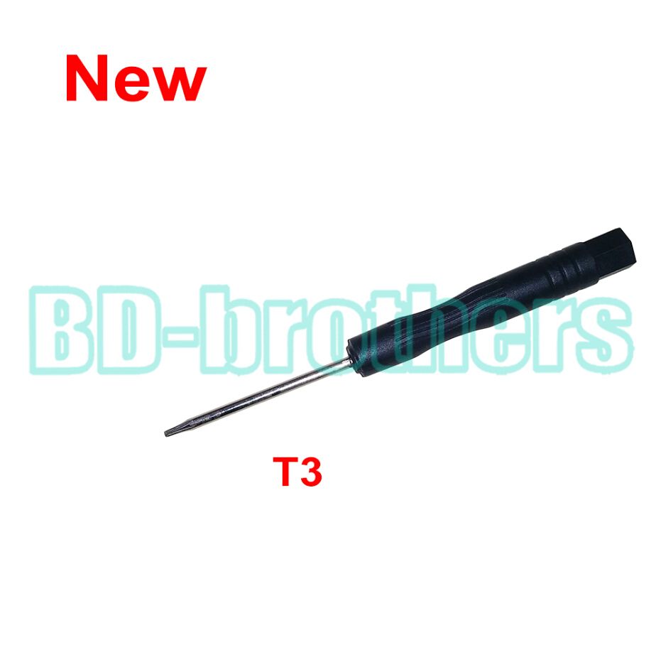 New Stype Black T3 Screwdriver Torx Screw Drivers Open Tool For Hard ...