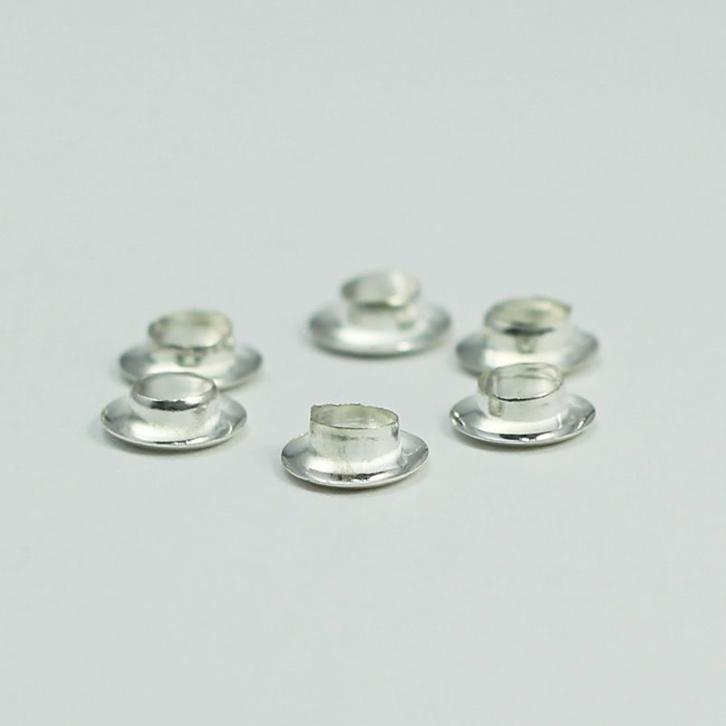 2021 Beadsnice Silver Plated Metal Beads Grommet Core Findings Perfect ...