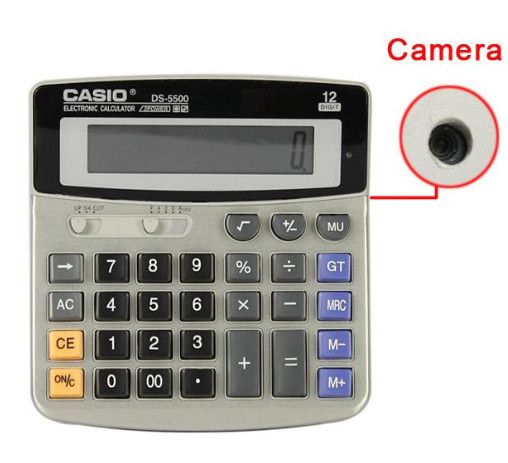 Mini CCTV Camera Calculator Hidden Camera HD High Definition Hidden Spy ...