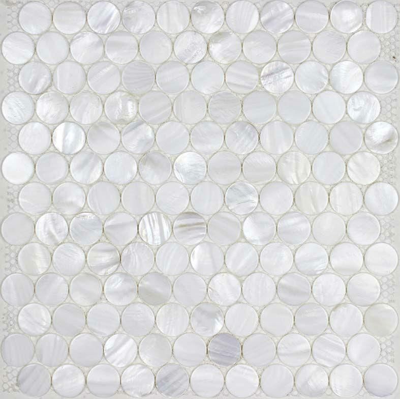 Circle Glass Tile Backsplash