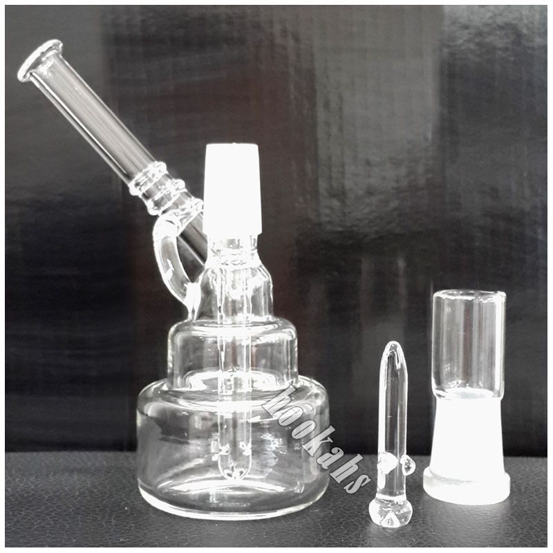 2021 Hand Blown Small Bong Mini Water Pipe Bubbler Pocket Glass Bong ...