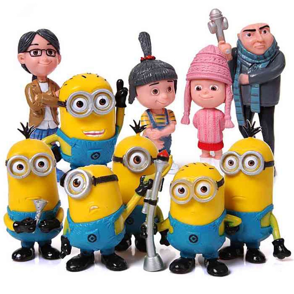 Despicable Me 2 The Minions Family Model Toys PVC Action Figures Set 2. ...
