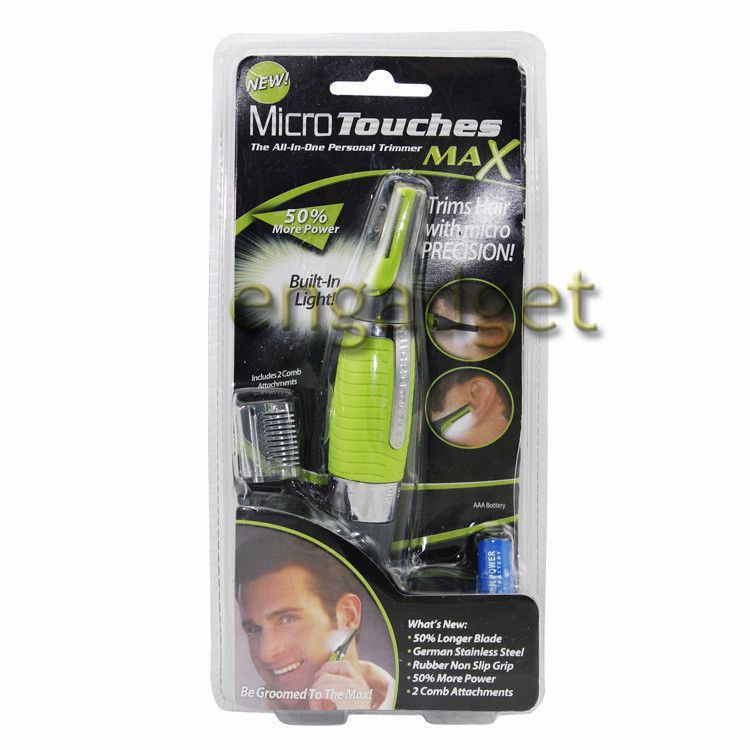 Micro Touch Magic Battery Powered Men Trimmer Shaver Hair Removal With ...