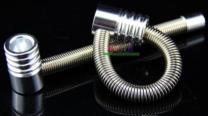 2020 2015 Flexible Stealth Mini Tobacco Smoking Pipe Spring Pipe RASTA ...