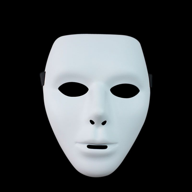 Diy Mime Mask Ball Party Costume Masks Hip Hop Jabbawockeez Blank Male ...