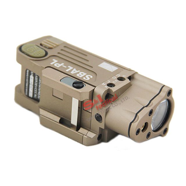 Tactical CNC Making SBAL PL White Light LED Gun Light With Red Laser ...