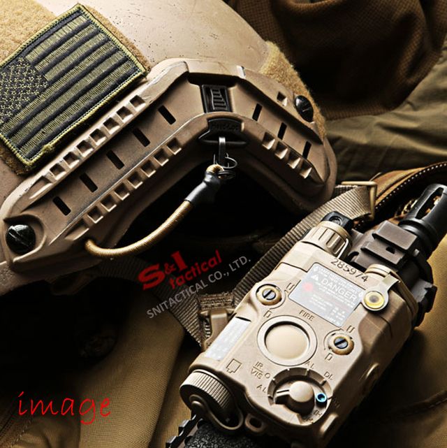 Tactical AN/PEQ 15 Red Laser With White LED Flashlight Torch IR ...