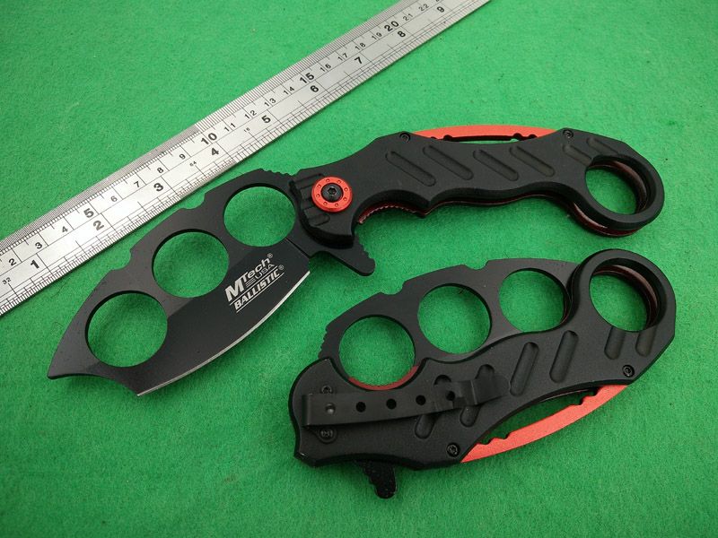 Mtech Ballistic Karambit Knuckle Spring Assisted Folding Knife Black ...