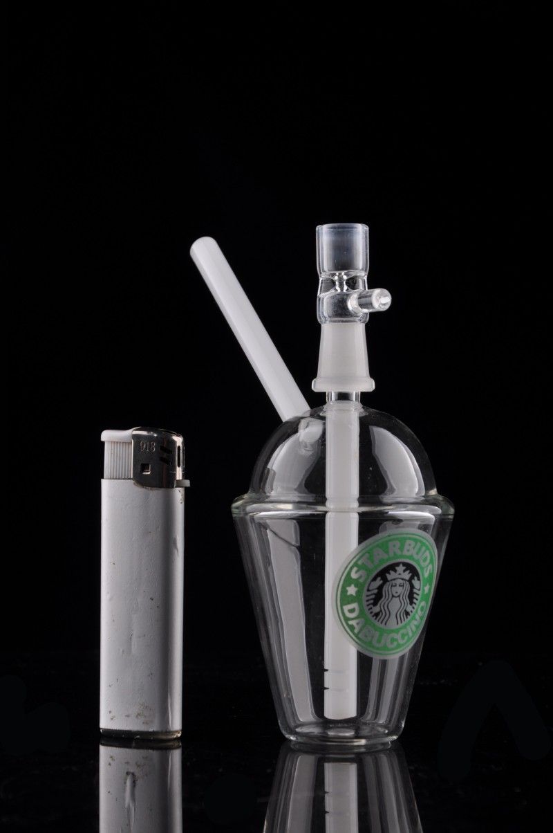 2019 Starbucks Cups Small Bong Mini Water Pipes Bubbler Handmade Beaker ...