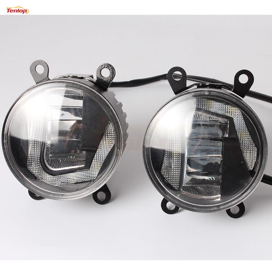 Großhandel Universal 3,5 Zoll LED Nebelscheinwerfer Mit DRL Für Toyota ...
