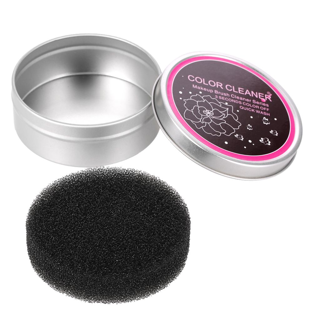 Color Cleaner Sponge Makeup Brush Cleaner Box Tool Cosmetic Brush Color ...