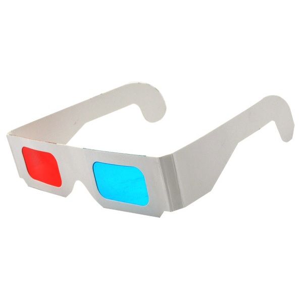Disposable Redcyan Paper 3d Glasses With Visual Shock 100 3d Visual Effect 3d Glasses Red