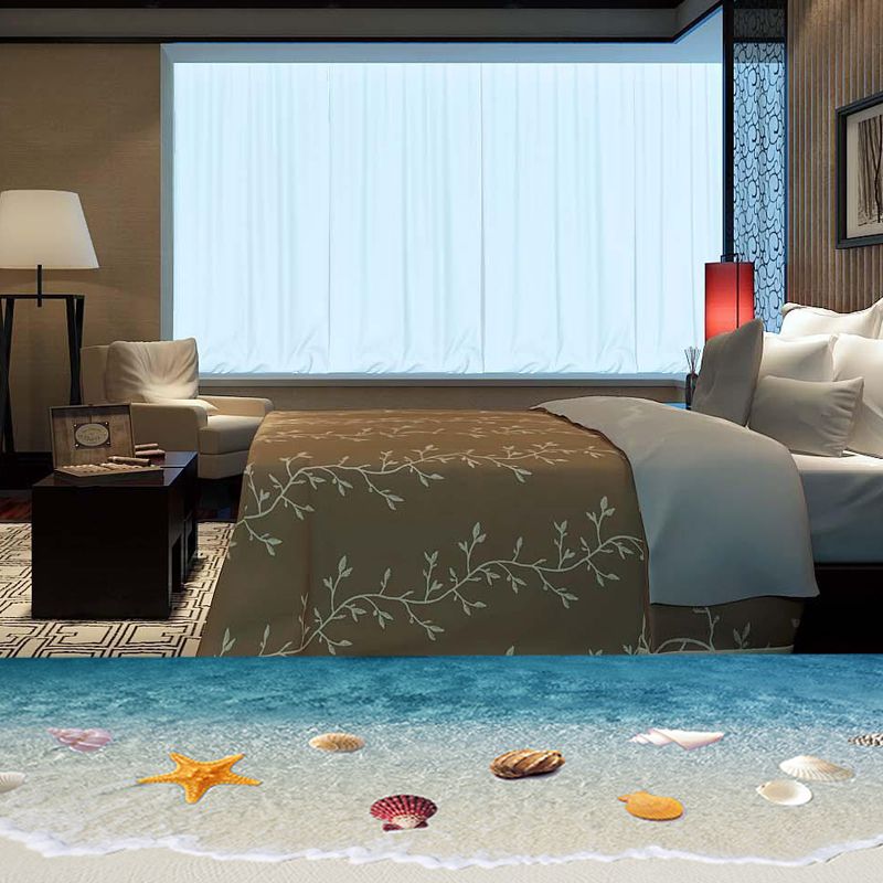 Beach Sand Wall Stickers For Floor Removable Sea Beach Floor Stickers ...