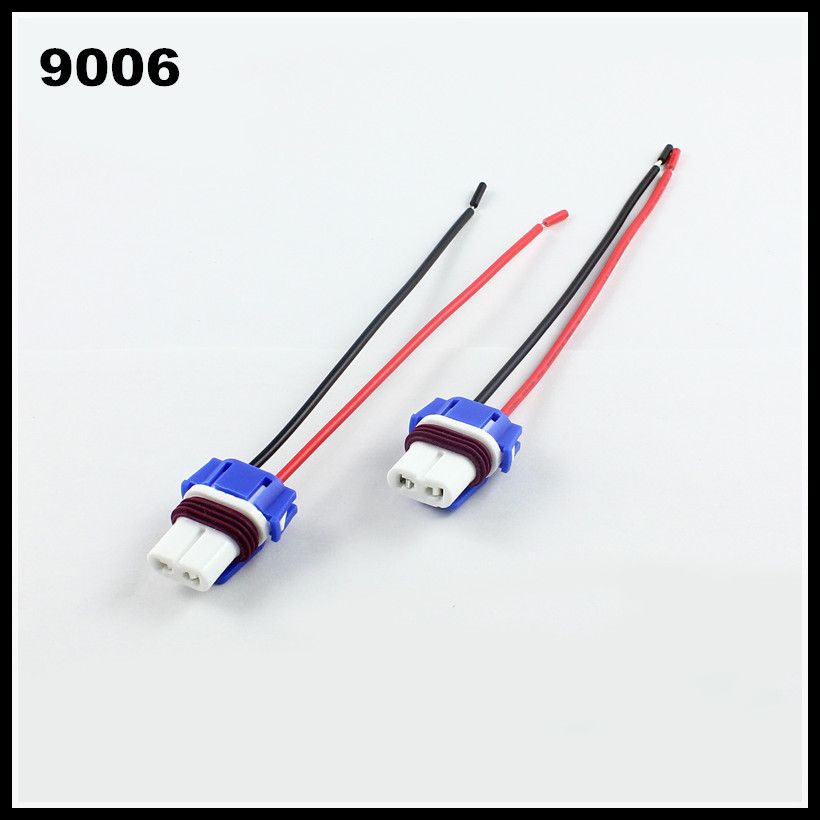 2019 Ceramic 9005 9006 HB4 LED Socket Bulb Pigtail Plug Harness 9005 ...
