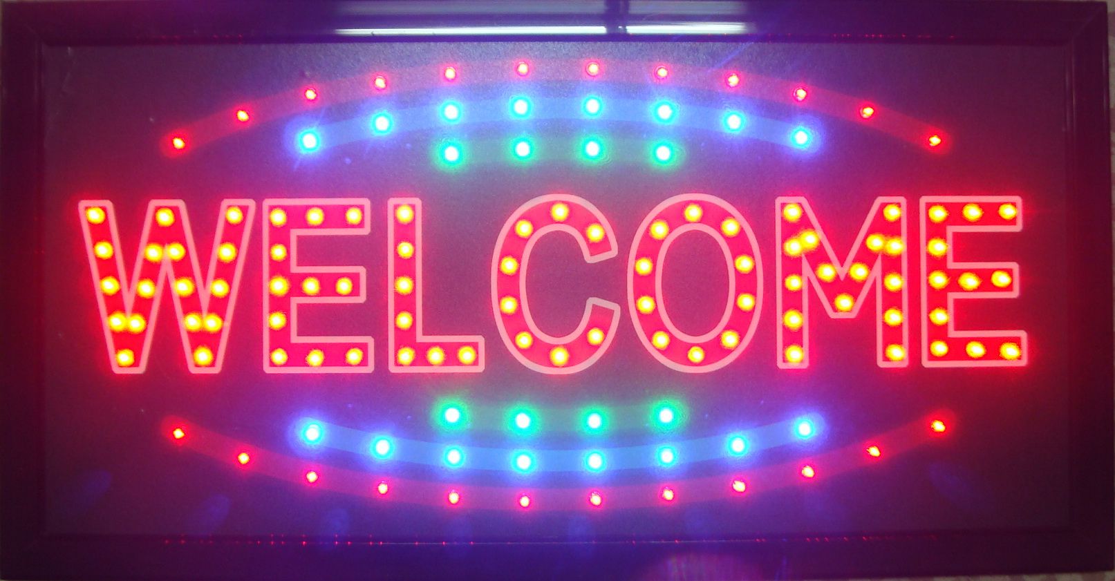 Wholesale Business Welcome Business Shop Open Led Sign Direct Selling ...