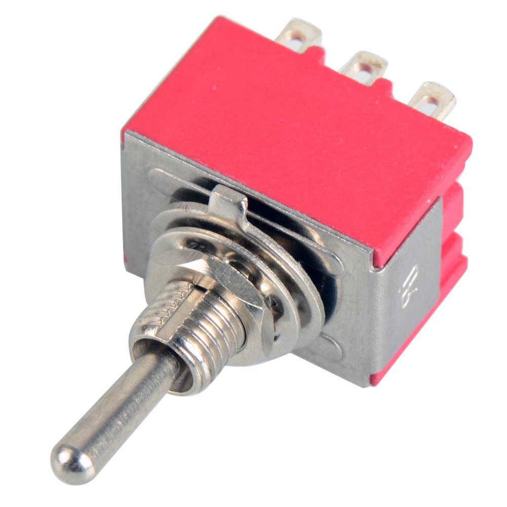 2021 New 9 Pin Mini Toggle Switch 3PDT 2 Position ON ON 2A250V/5A125VAC MTS 302 B00276 From ...