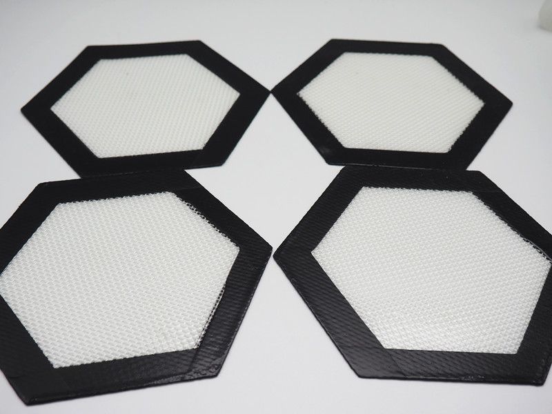 !!Hexagon Shape Food Grade Non Stick Silicone Baking Mat Dabber Sheets ...