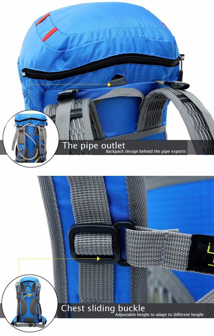 New 35L Waterproof Backpack Mens Travel Outdoor Sport Backpack Camping ...
