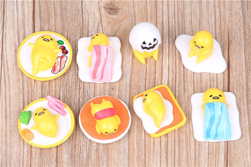 2017 Gudetama Action Figure Egg Mini Toy Figurine New Japanese Anime ...