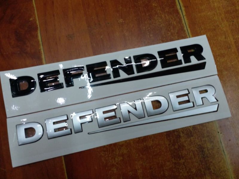 For Land Range Rover Defender Letters Rear Refit Emblem Nameplate Badge ...