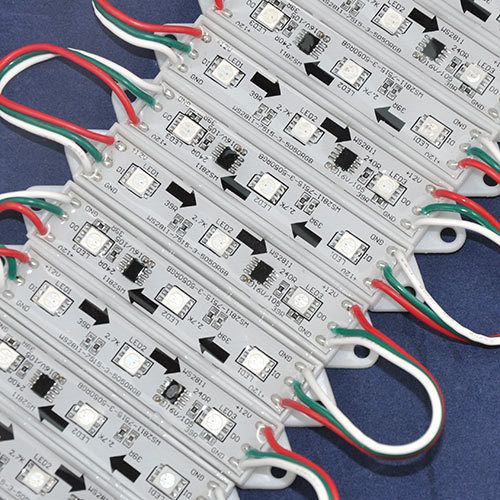 Compre WS2811 Módulo LED 2811 IC, 3led / Pcs 5050 RGB LED Pixel Módulo ...