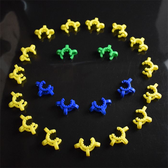 2021 10mm 14mm 19mm Plastic Keck Clip Laboratory Lab Clamp Clip Plastic ...