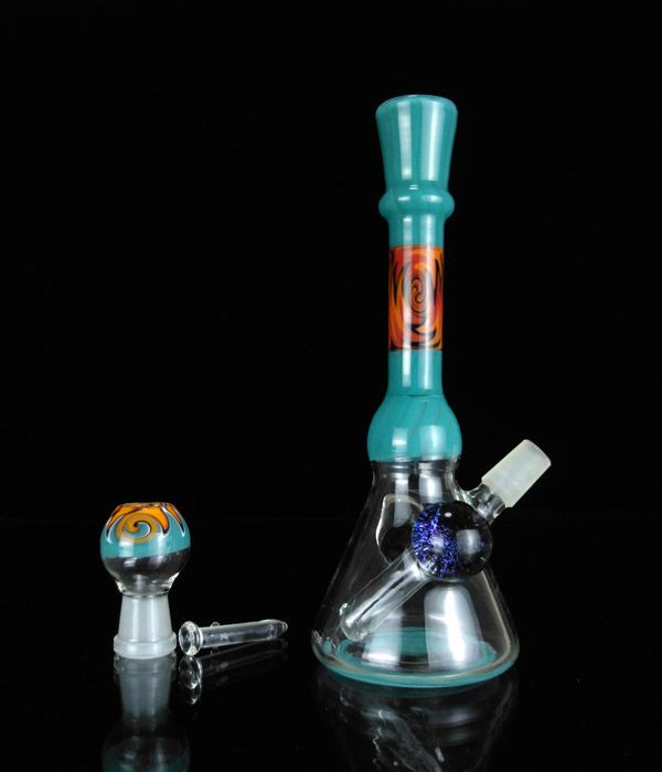 2021 Oil Rigs Glass Bongs Rigs Oil Dab Water Pipes Bongs Colored Beaker ...