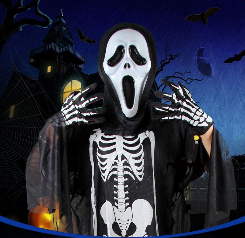 Latest Scary Mask Halloween Full Face Protection Party Masks Haunted ...