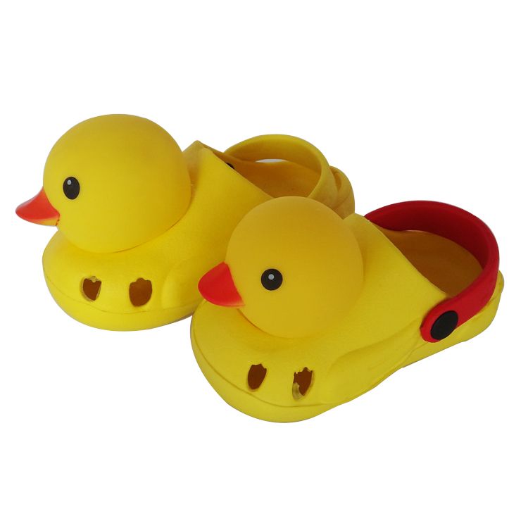 New Children Boys Rubber Duck Sandal Summer 2016 Kids Soft Sole Beach ...