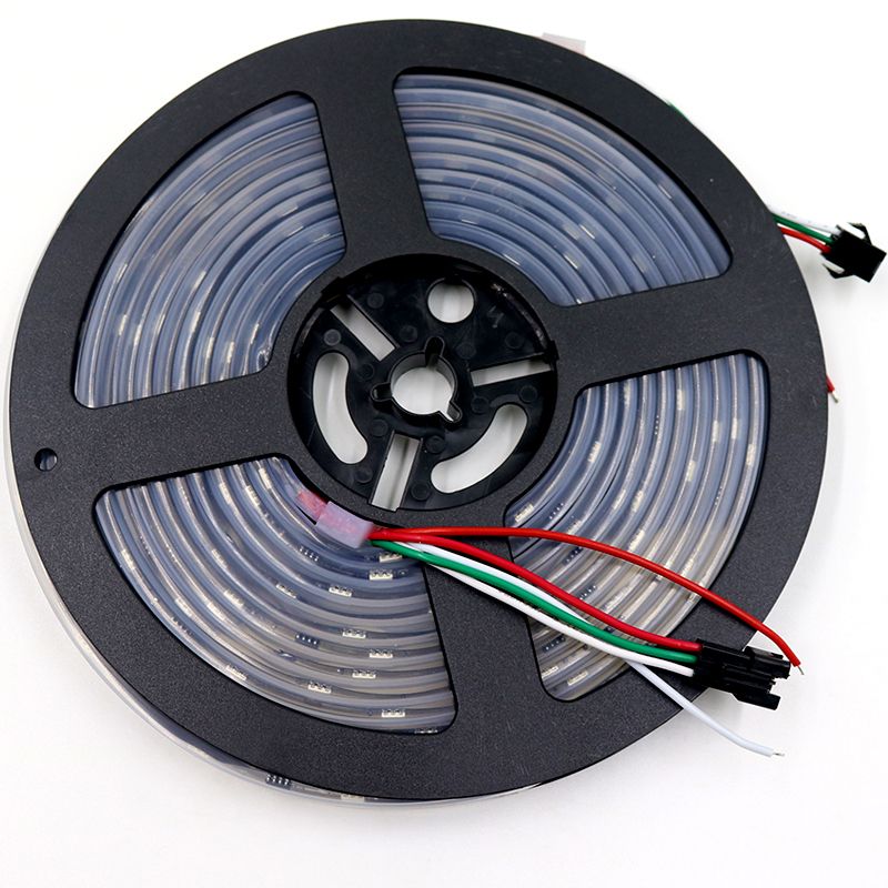 5m/Roll WS2811 DC12V 2811 Ic 5050 SMD Rgb Led Pixels Strip IP67 ...