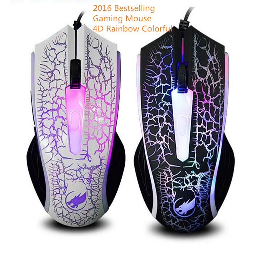 2019 Gaming Mouse 2400 DPI 4D Optical USB Wired Professional Gaming ...