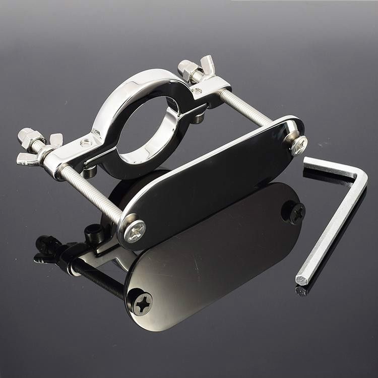 Stainless Steel Scrotum Bondage Bdsm Toys Ball Stretcher Scrotal