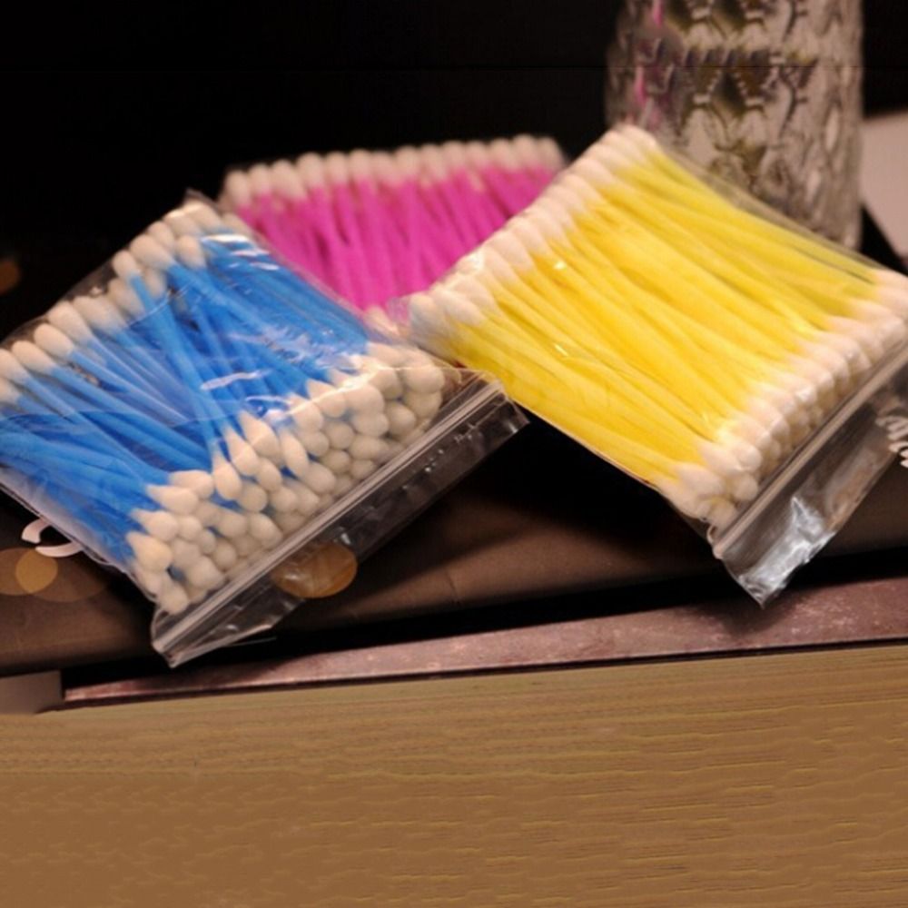 2021 2 Bags New Disposable Cotton Swab Applicator Q Tip Swabs Plastic ...