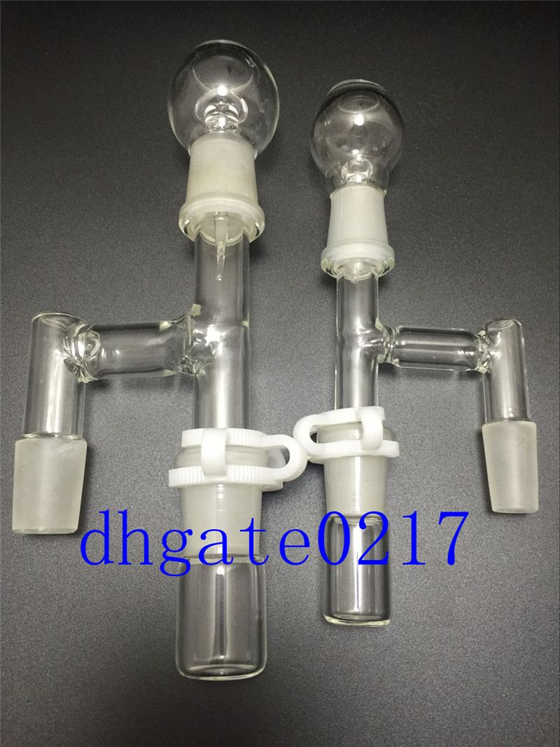 2020 18mm&14mm 90 Degree Oil Reclaimer Glass Adapter For Glass Bongs ...