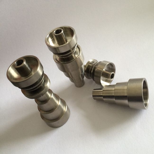 2020 6in1 Titanium Nails Domeless Universal Male/Female Fit 10mm 14mm ...