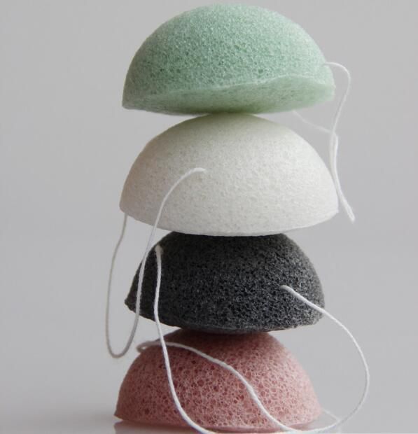 Konjac Sponge Puff Herbal Facial Sponges Pure Natural Konjac Vegetable ...