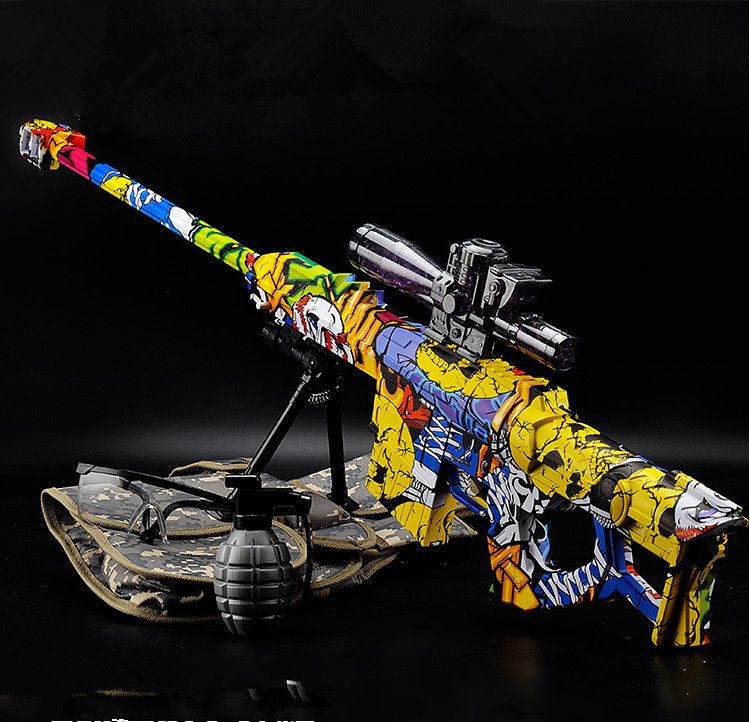 2019 2017 New Barrett Sniper Gun Electric Water Bullet Gun Toy Can ...