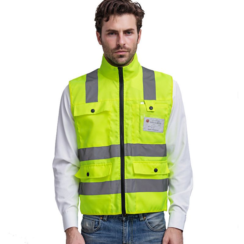 Motorcycle Reflective Vests 360 Degrees High Visibility Neon Safety ...
