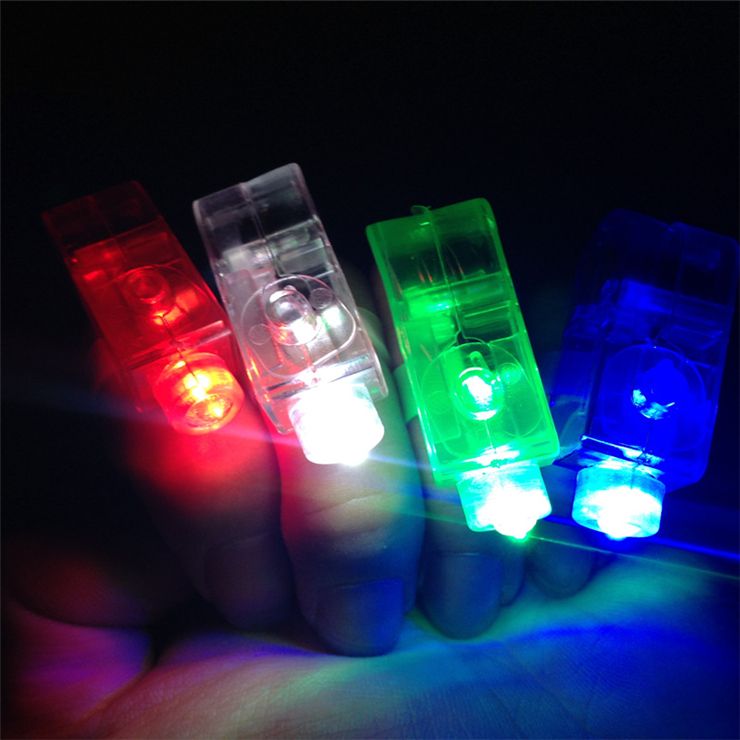 2021 LED Finger Lamp Bright Finger Flashlights Laser Rave Finger Lights ...