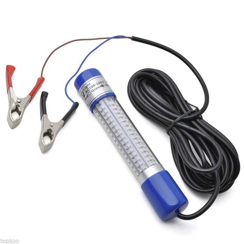 12V 24V 8W 180LEDs Fishing Lure Night Light Underwater Boat Submersible ...