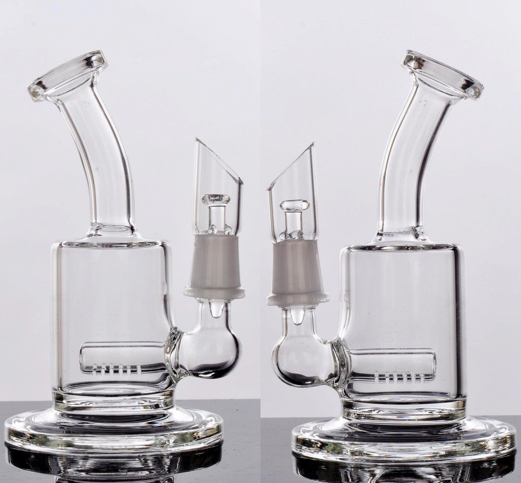 2018 Top Quality Mini Bubbler Glass Bong Ash Catcher Inline Percolator ...