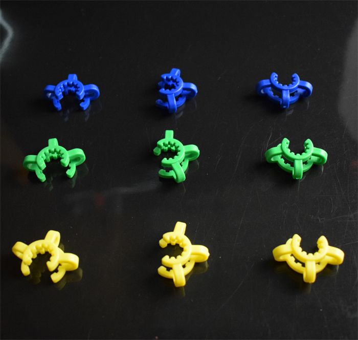 2021 10mm 14mm 19mm Plastic Keck Clip Laboratory Lab Clamp Clip Plastic ...