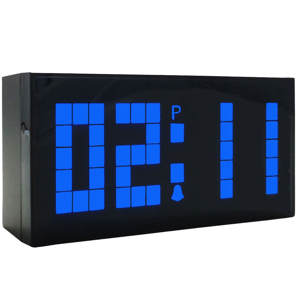 Alarm Clock Blue LED Wall Fashion Clock Children Gift Birthday Gift ...