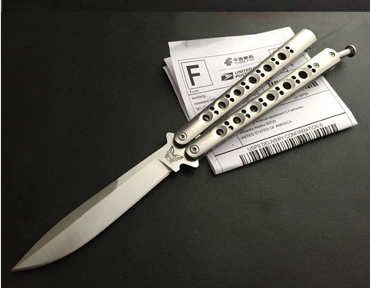 2021 AAA Quality BM42 Titanium Handle BM 42 Knife BM42 Titanium Knife ...