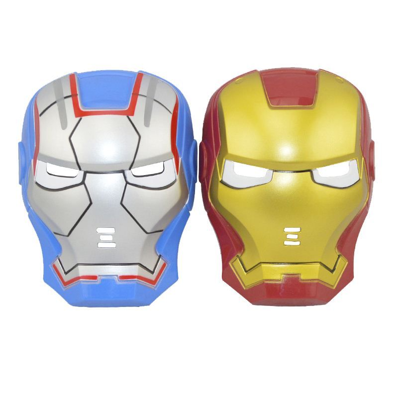 Iron Man Mask Led Helmet Light Up Cosplay Masks Toys For Kids Adults ...