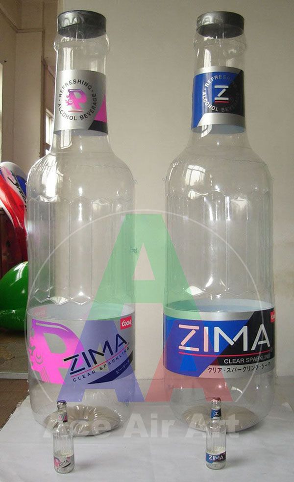 Best Inflatable Customized ZIMA Bottle Huge Inflatable Display Bottle ...